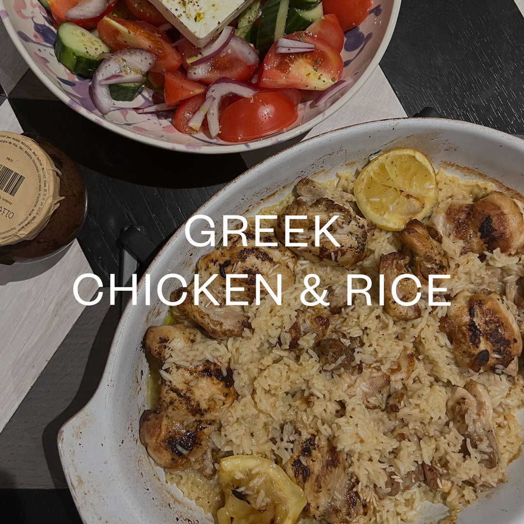 Wren's Recipe: Baked Greek Chicken and Rice – ANI+WREN
